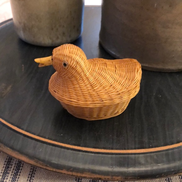 Other | Vintage Wicker Chick Trinket Box | Poshmark